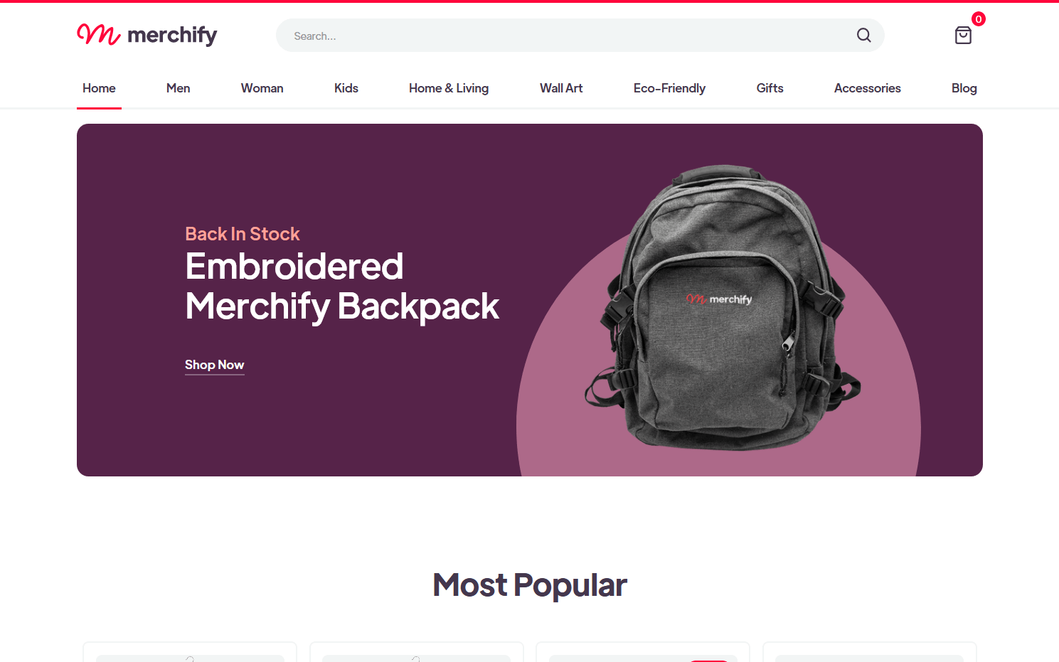 Merchify - Retail HTML5 Responsive Website Template