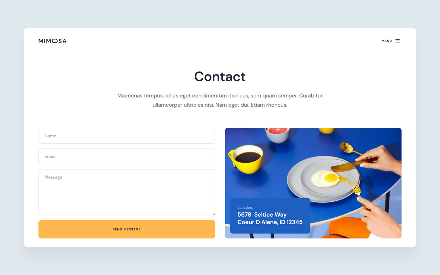 Mimosa - Agency HTML5 Responsive Website Template