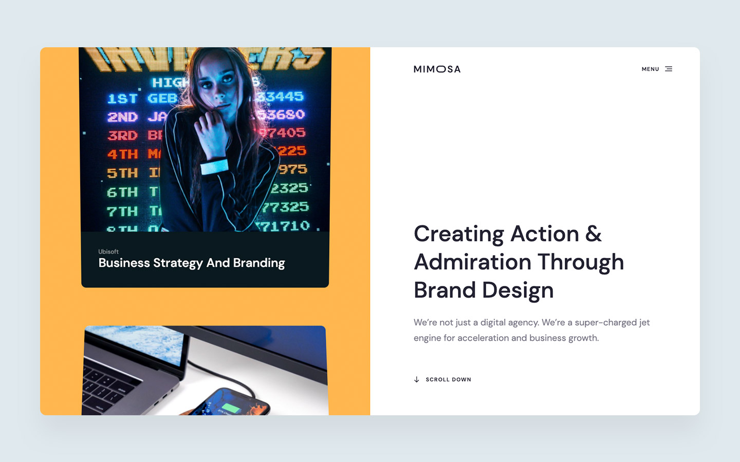 Mimosa - Agency HTML5 Responsive Website Template