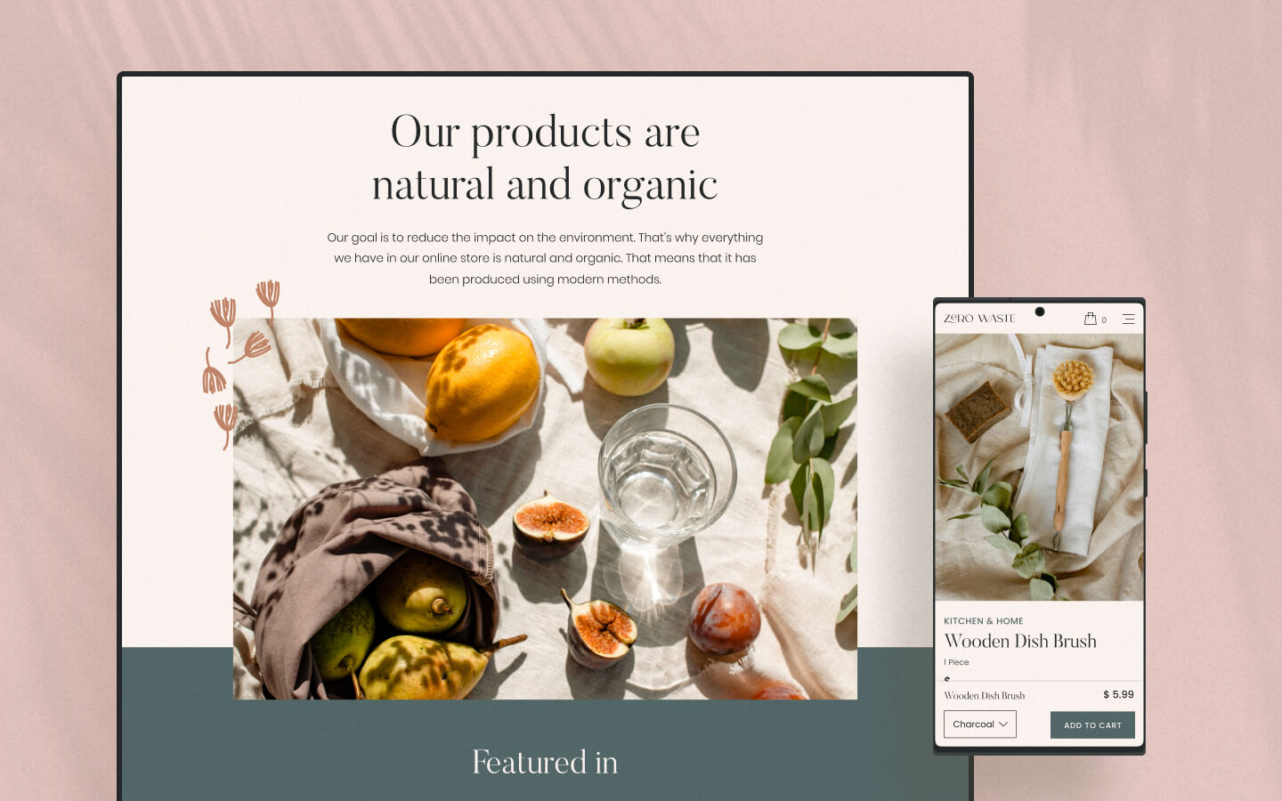 Zero Waste - Retail HTML5 Responsive Website Template