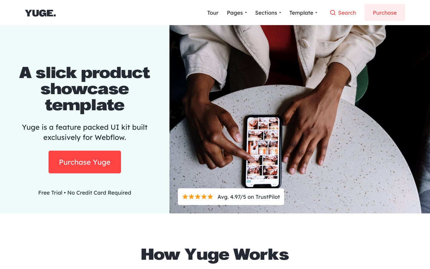 Yuge - Startup HTML5 Responsive Website Template