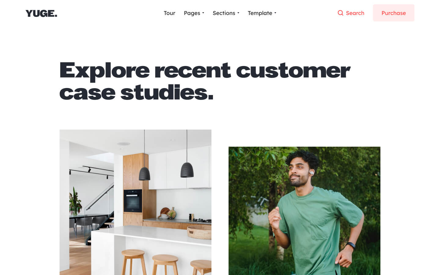 Yuge - Startup HTML5 Responsive Website Template