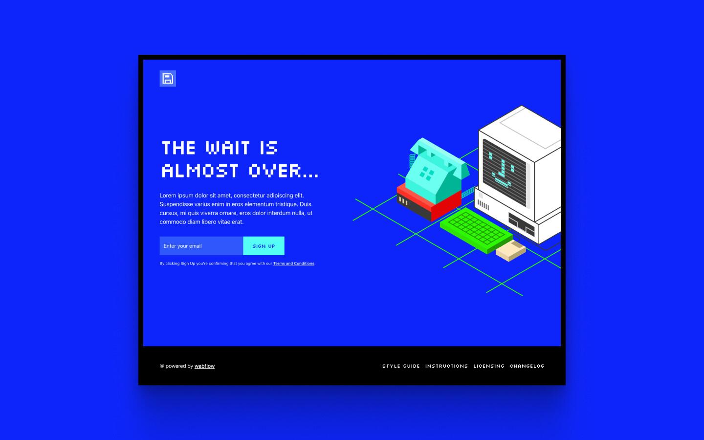 Pixels - Coming Soon HTML5 Responsive Website Template