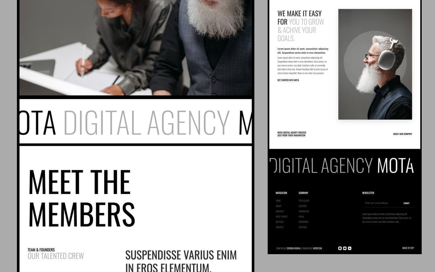 Mota - Agency HTML5 Responsive Website Template