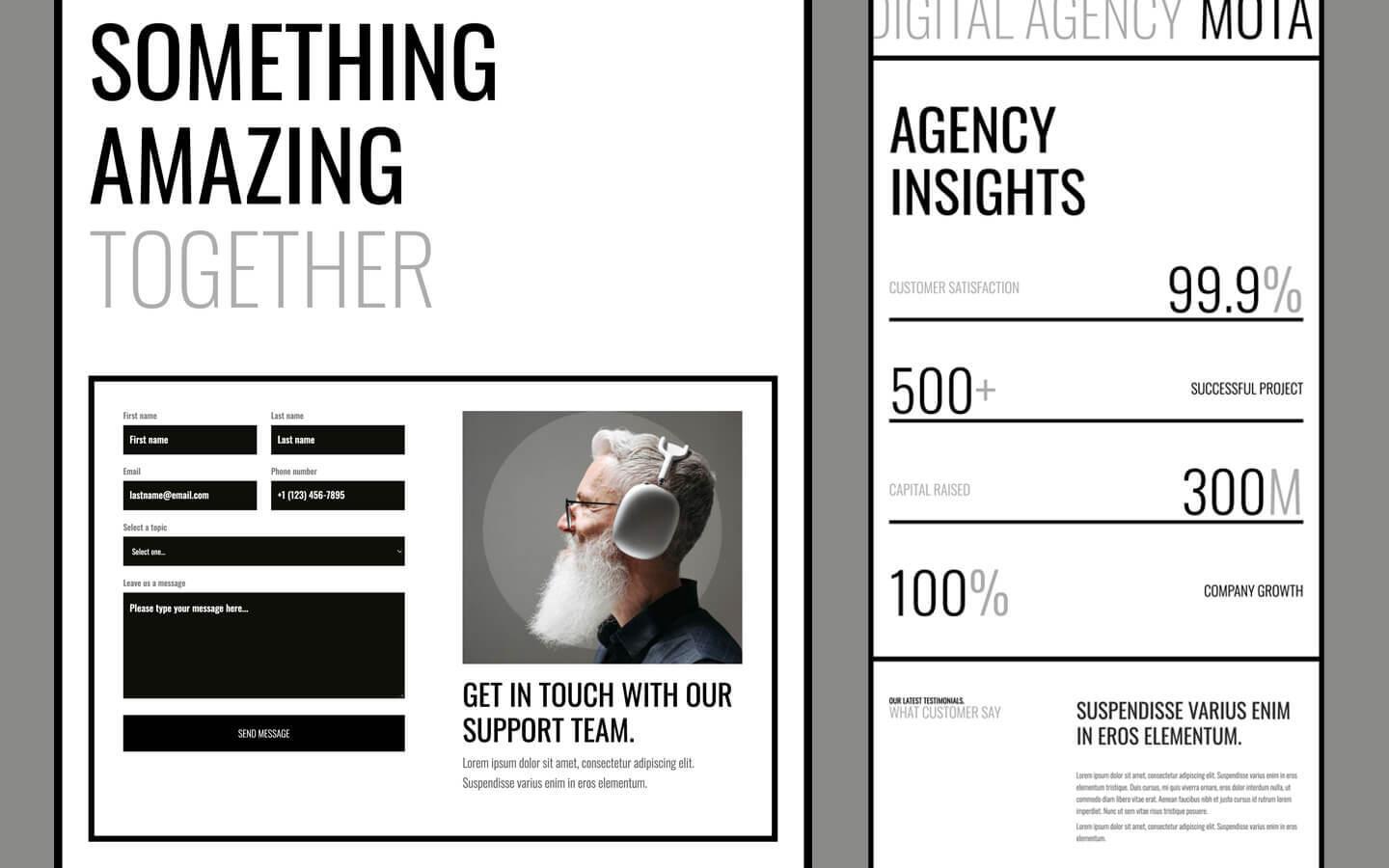 Mota - Agency HTML5 Responsive Website Template