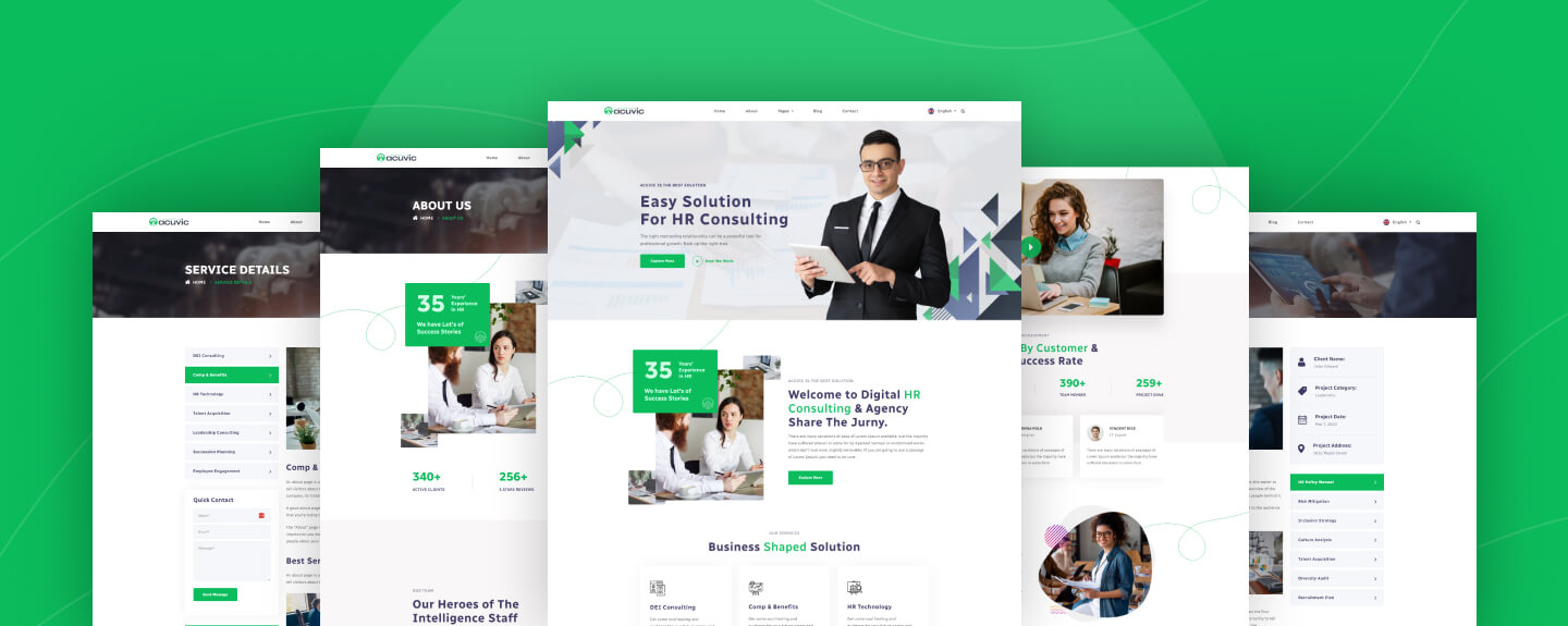 Acuvic - Consulting HTML5 Responsive Website Template