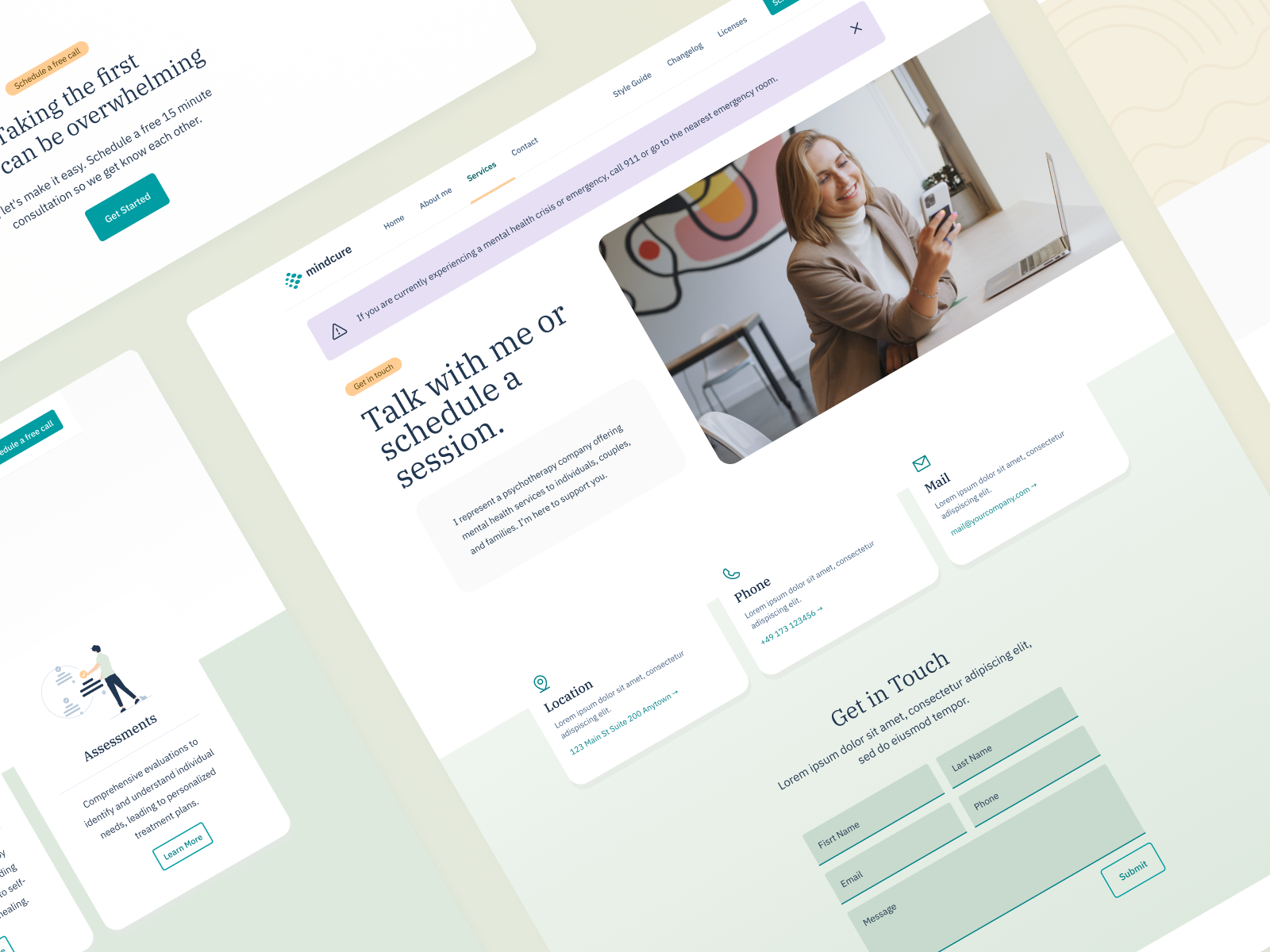 Mindcure - Therapy HTML5 Responsive Website Template