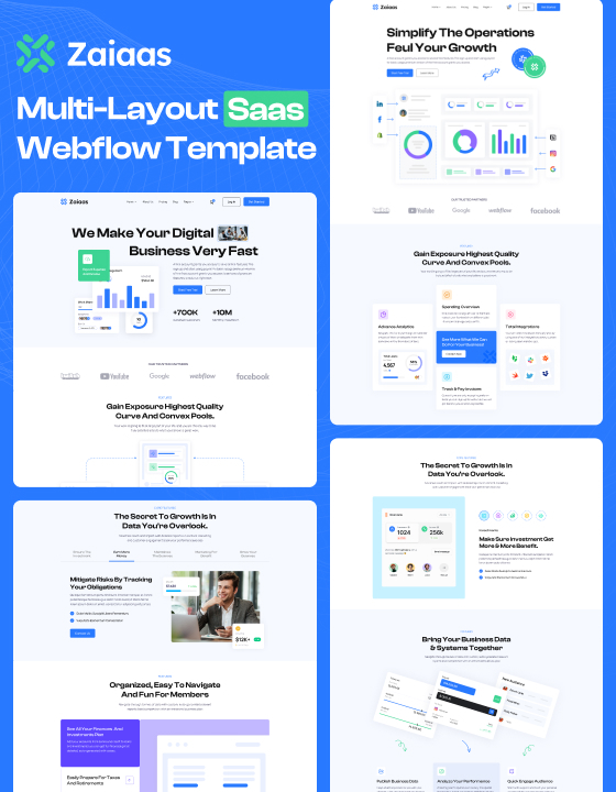 Zaiaas - SaaS HTML5 Responsive Website Template