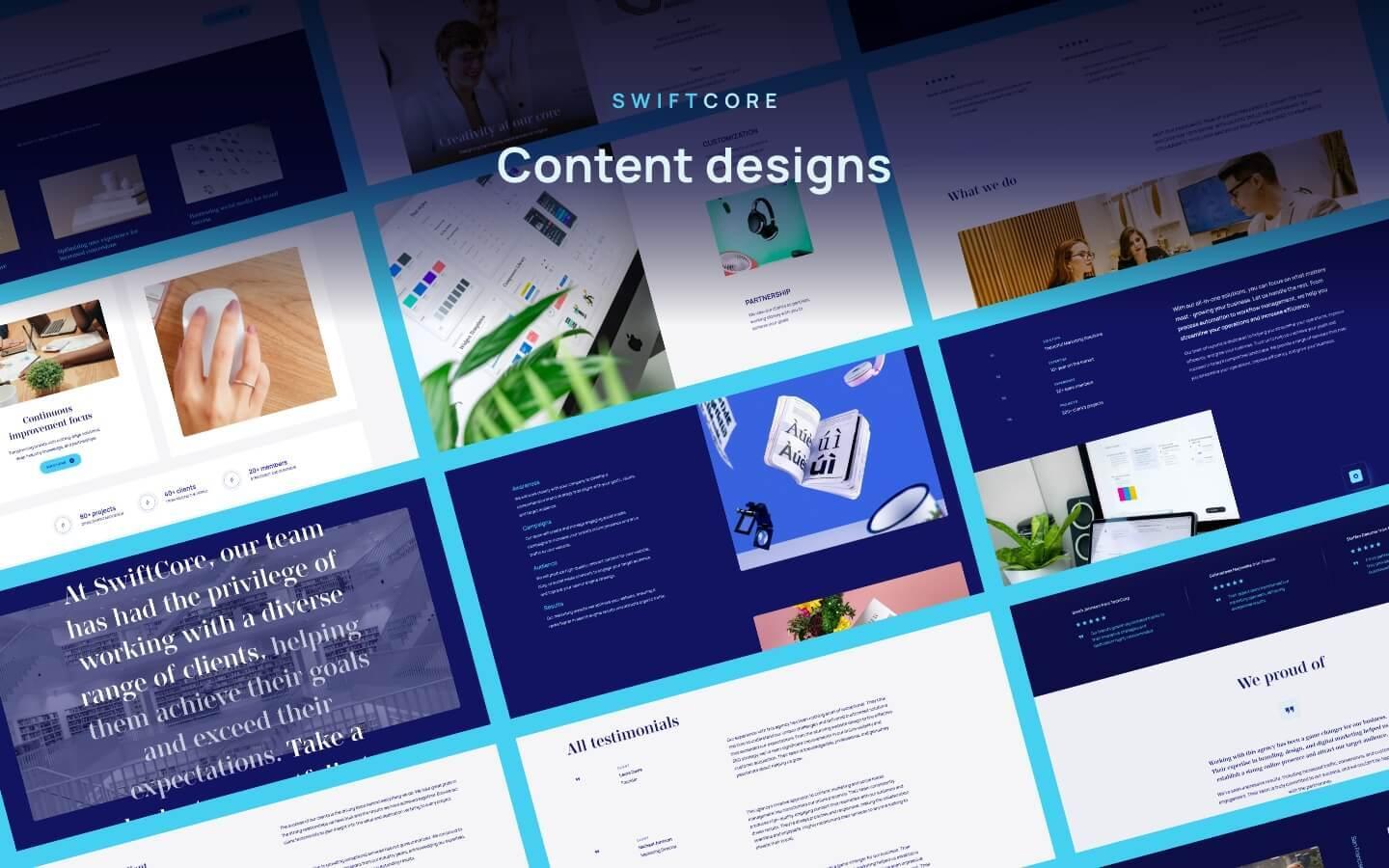 Swiftcore - Agency HTML5 Responsive Website Template