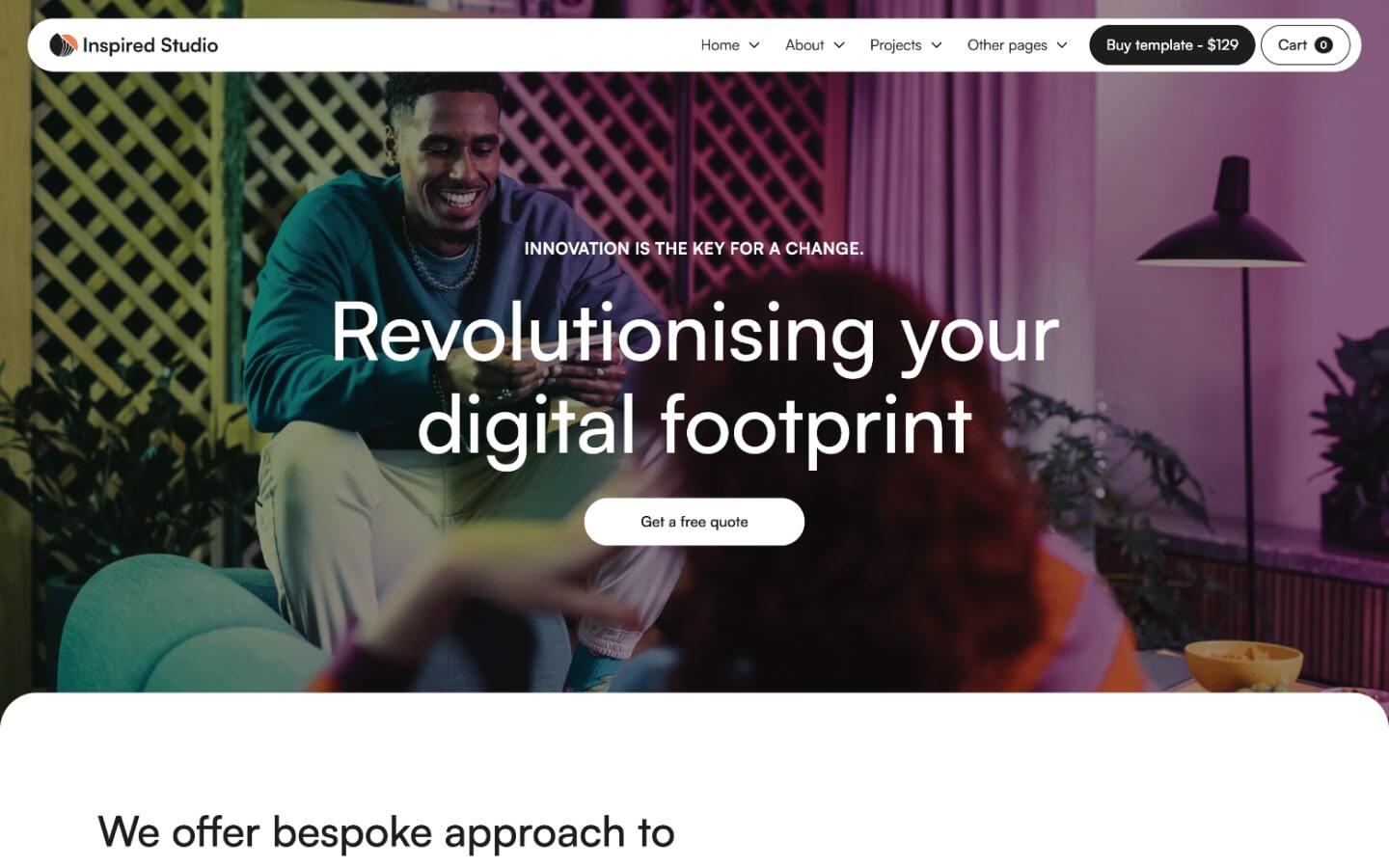 Inspired Studio - Agency HTML5 Responsive Website Template