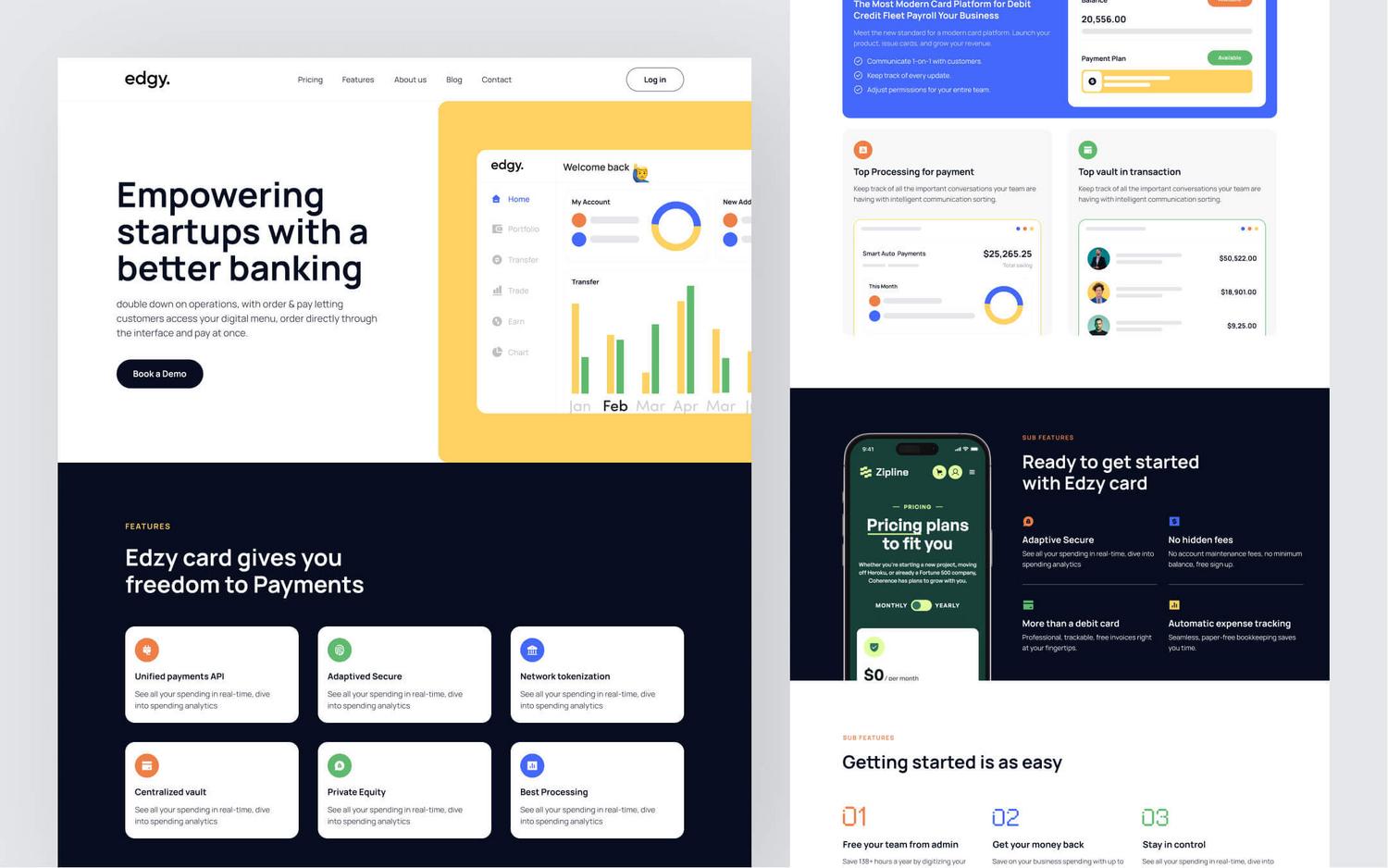 Edgy - SaaS HTML5 Responsive Website Template