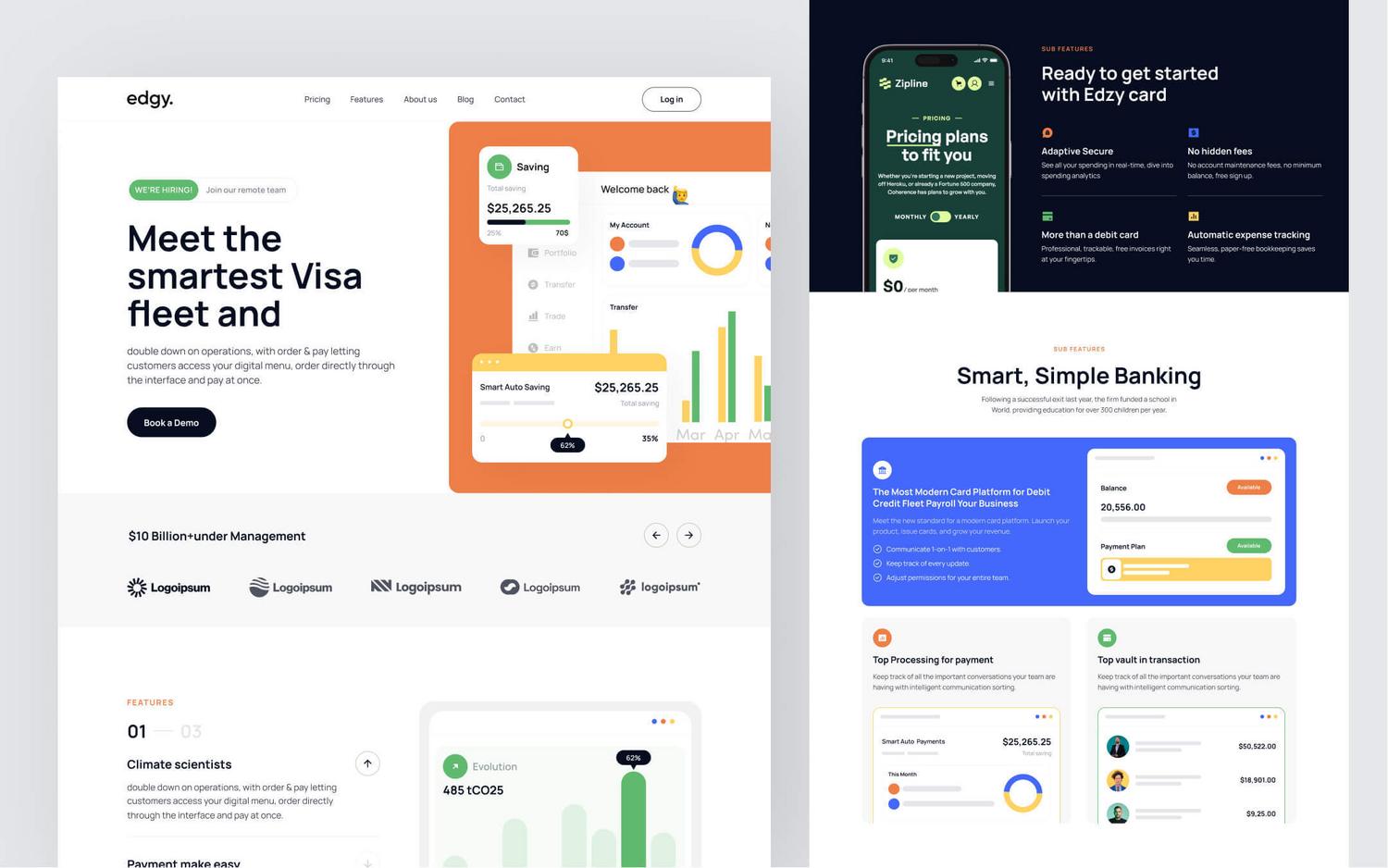 Edgy - SaaS HTML5 Responsive Website Template
