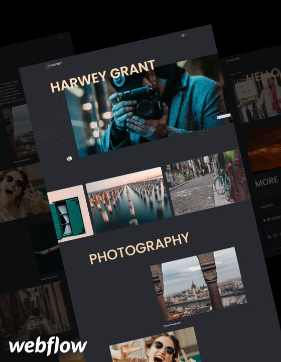 Harwey - Photography HTML5 Responsive Website Template