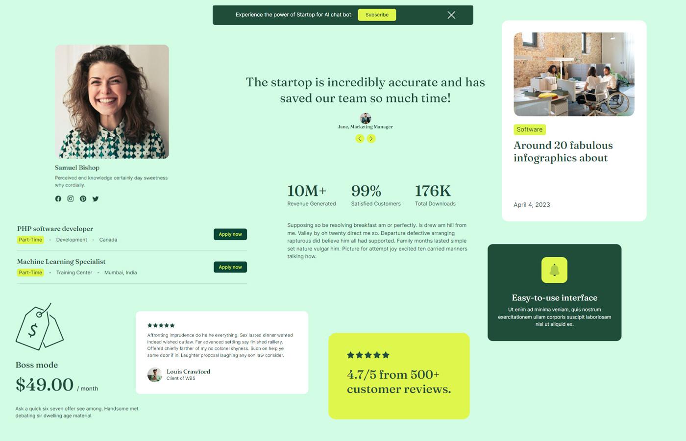 Startop - SaaS HTML5 Responsive Website Template