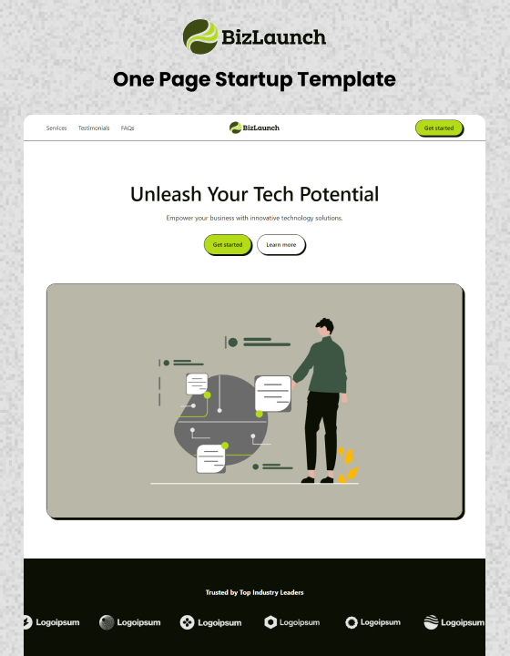 BizLaunch - Landing page HTML5 Responsive Website Template