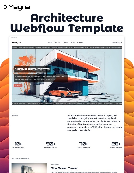 Magna - Architecture HTML5 Responsive Website Template