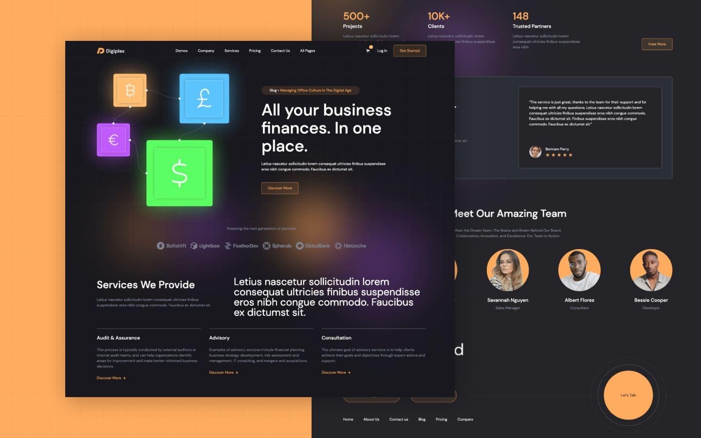 Digiplex 128 - SaaS HTML5 Responsive Website Template