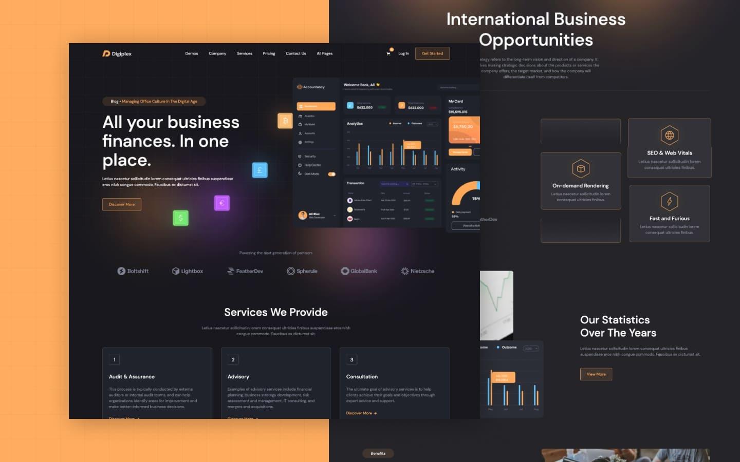 Digiplex 128 - SaaS HTML5 Responsive Website Template