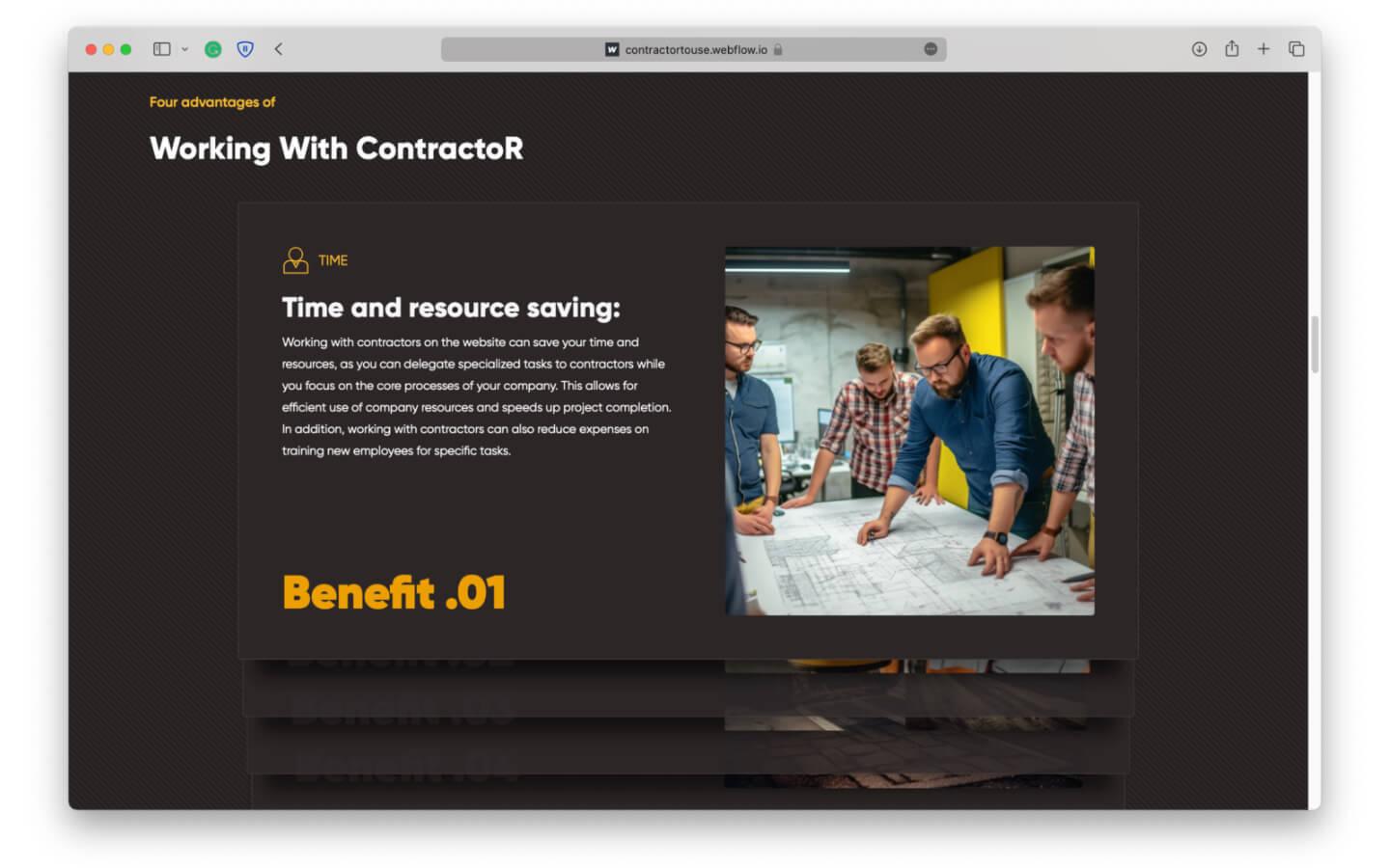 ContractoR - Construction HTML5 Responsive Website Template