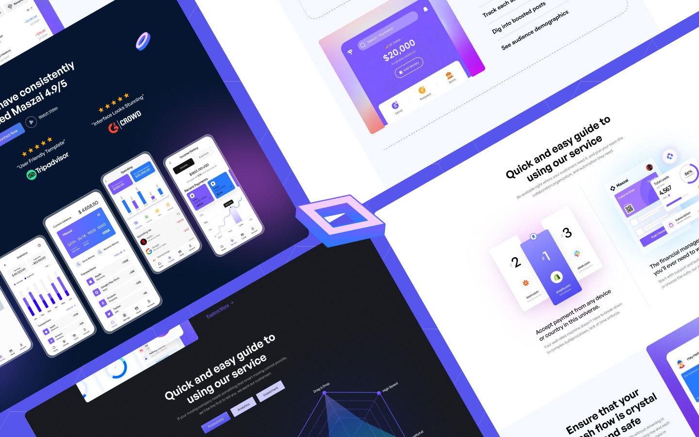 Maszai - SaaS HTML5 Responsive Website Template