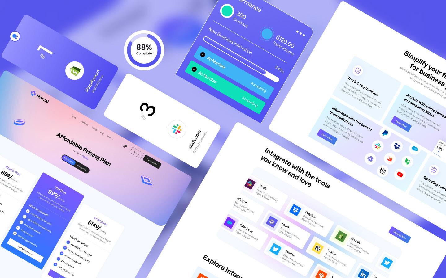 Maszai - SaaS HTML5 Responsive Website Template