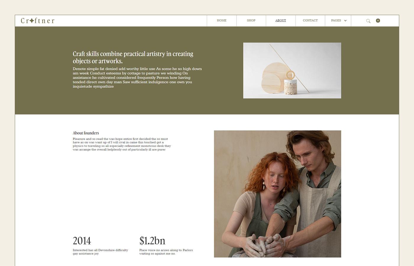 Craftner - Homeware HTML5 Responsive Website Template