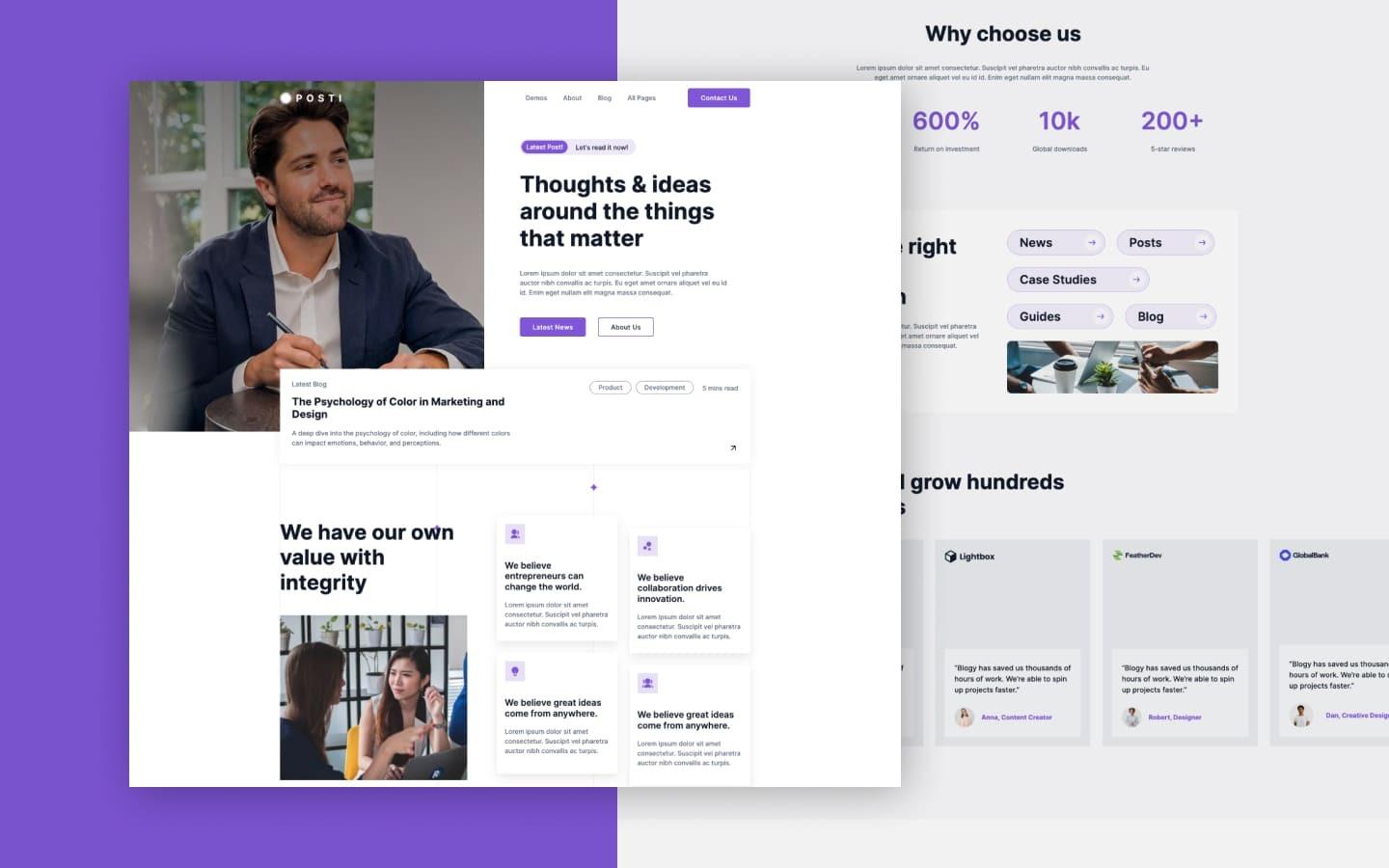 Posti 128 - News HTML5 Responsive Website Template