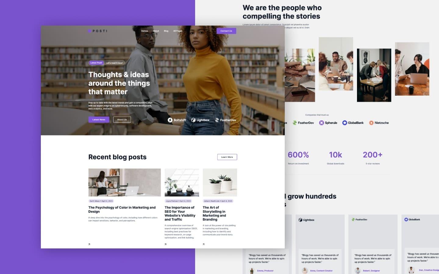 Posti 128 - News HTML5 Responsive Website Template