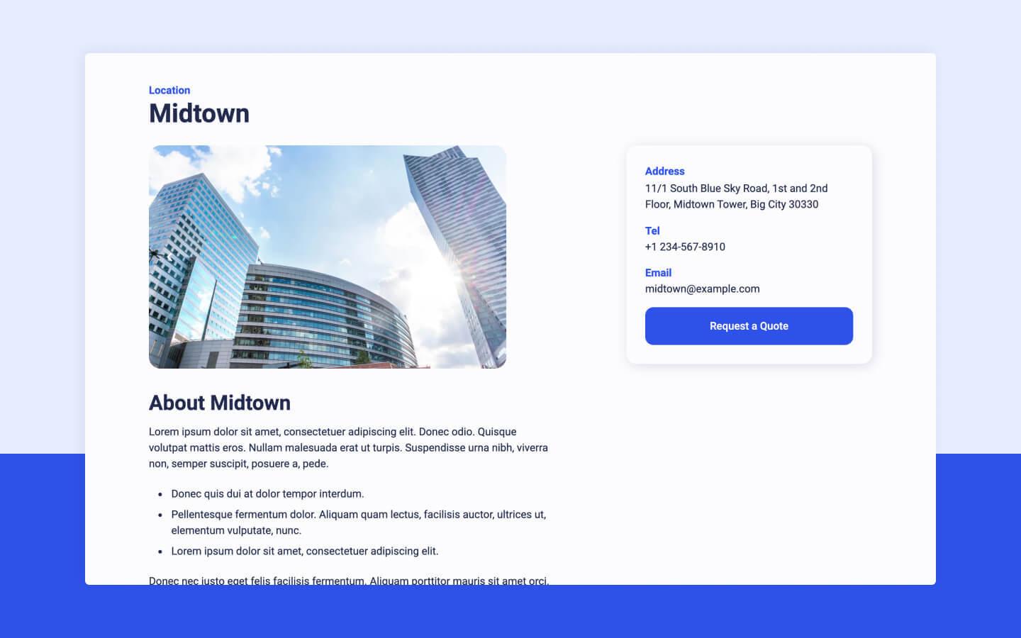 Serviced Office - Startup HTML5 Responsive Website Template