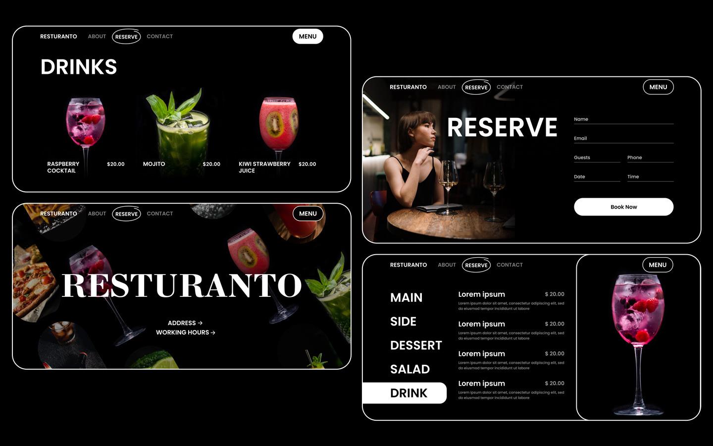 Resturanto - Restaurant HTML5 Responsive Website Template