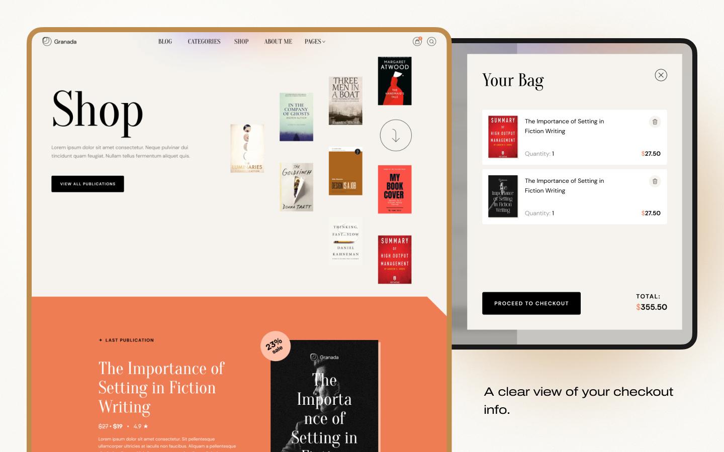 Granada - Book HTML5 Responsive Website Template