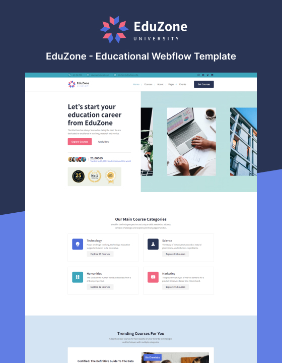 EduZone - University HTML5 Responsive Website Template