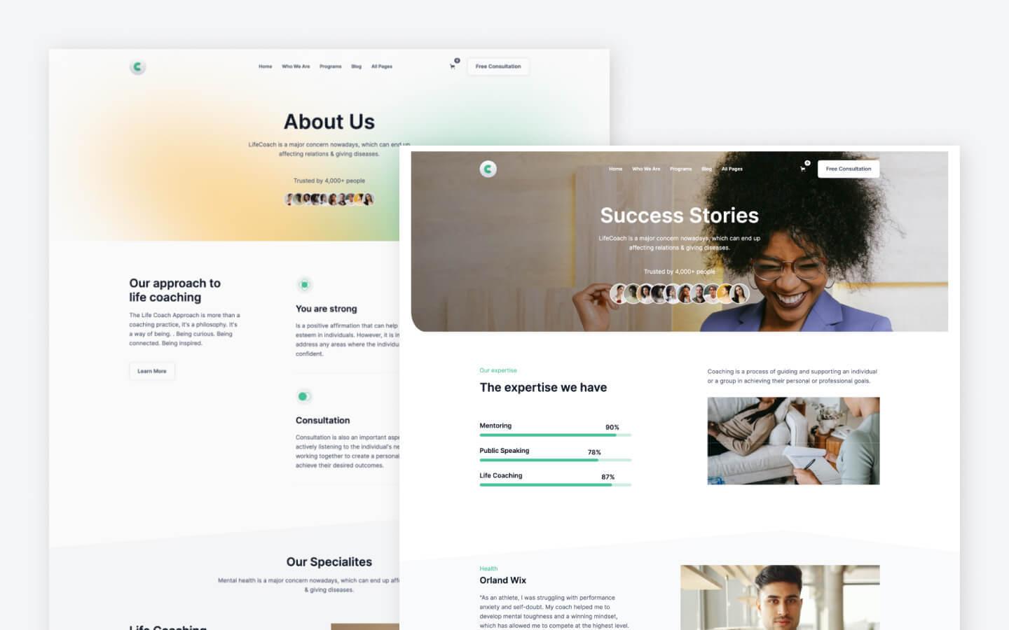Life Coach Coaching HTML5 Responsive Website Template