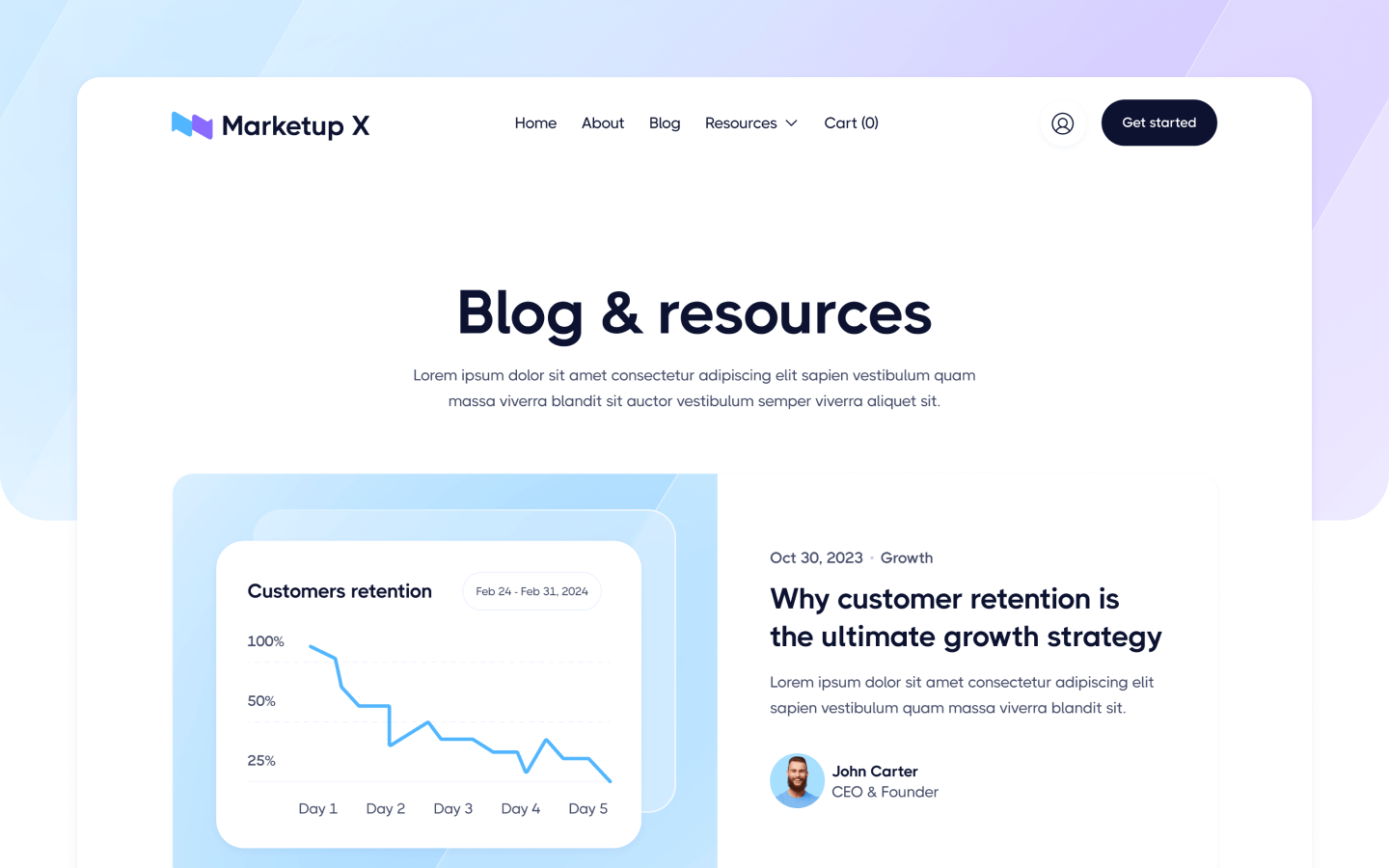 Marketup X - Software HTML5 Responsive Website Template