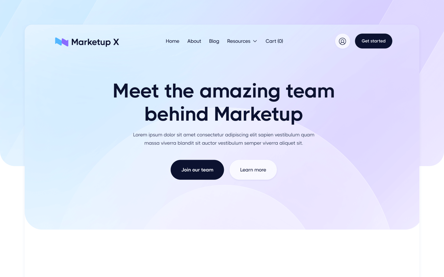 Marketup X - Software HTML5 Responsive Website Template