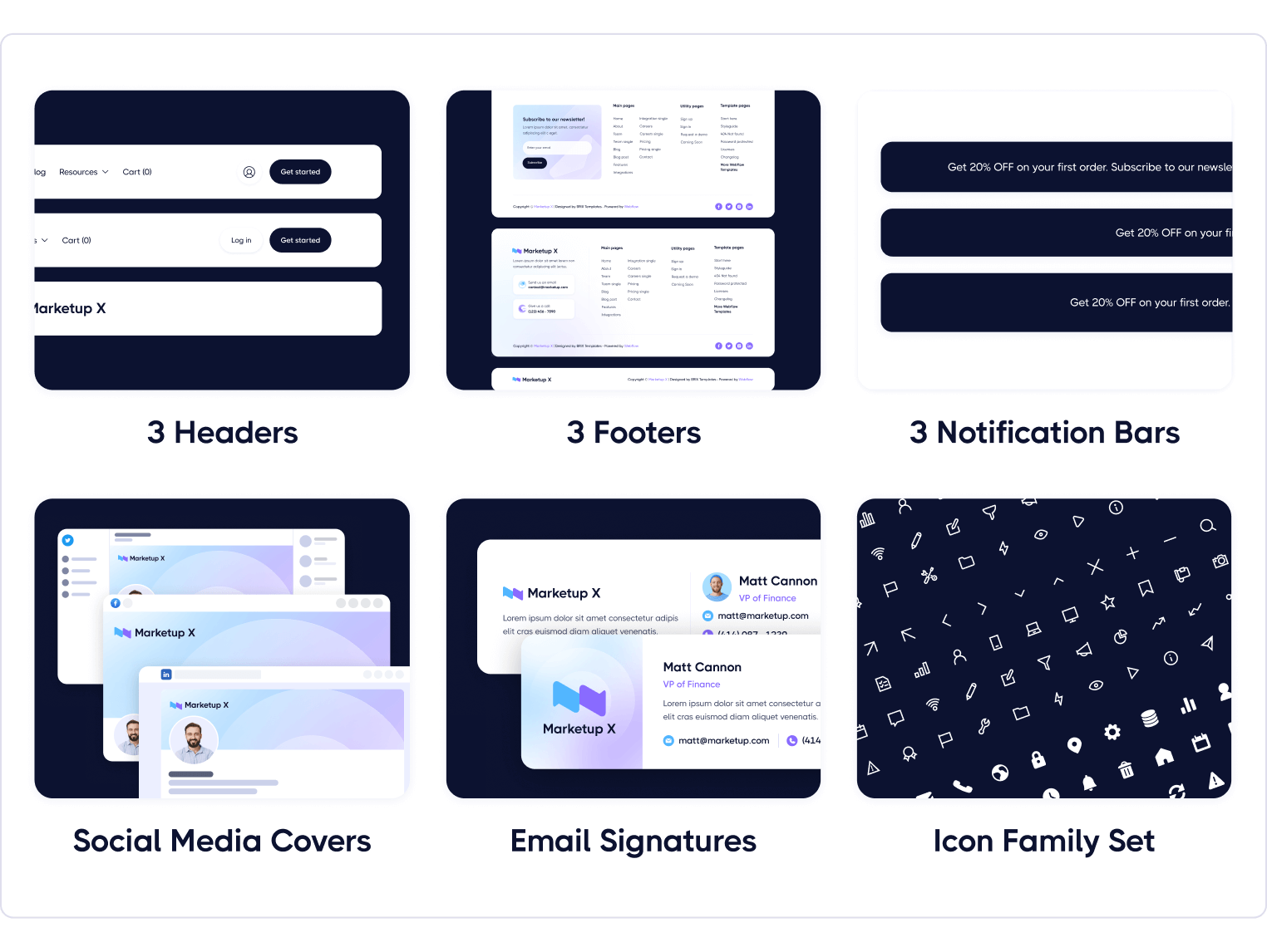 Marketup X - Software HTML5 Responsive Website Template