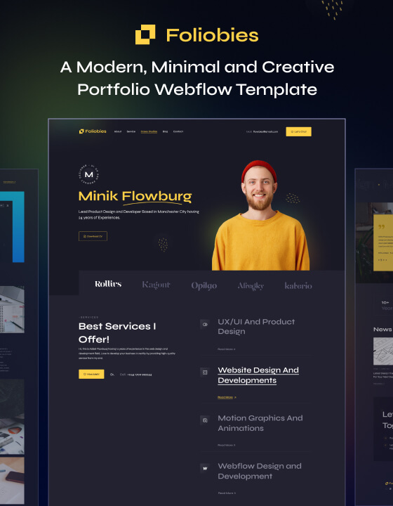 Foliobies - Portfolio HTML5 Responsive Website Template