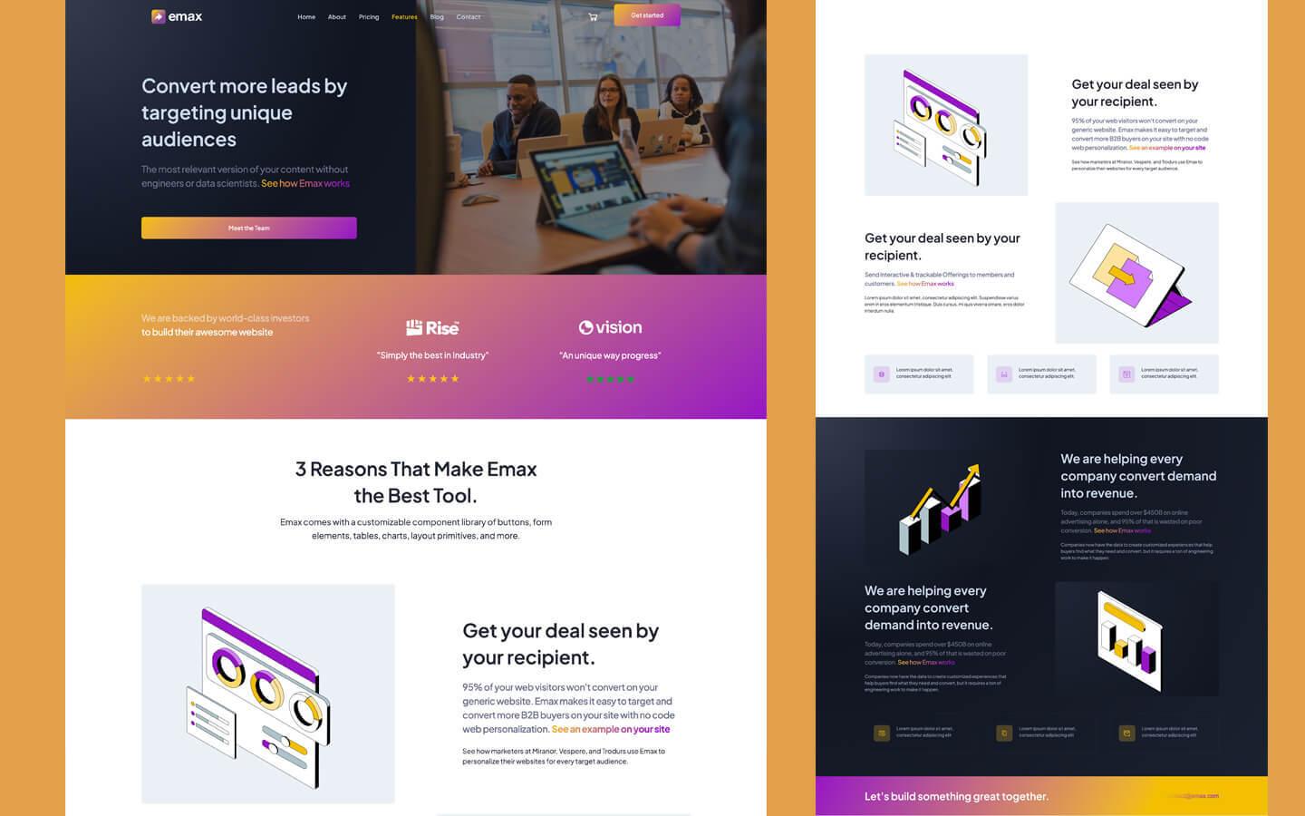 Emax - Startup HTML5 Responsive Website Template