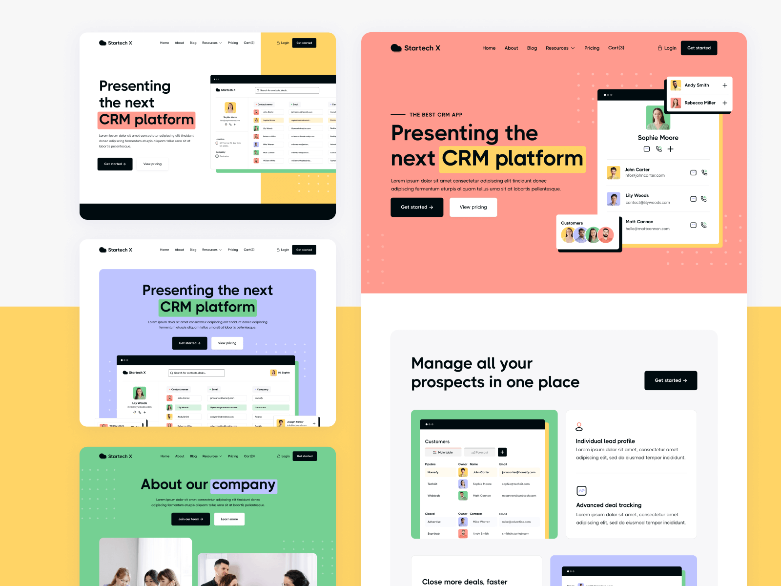 Startech X - Startup HTML5 Responsive Website Template