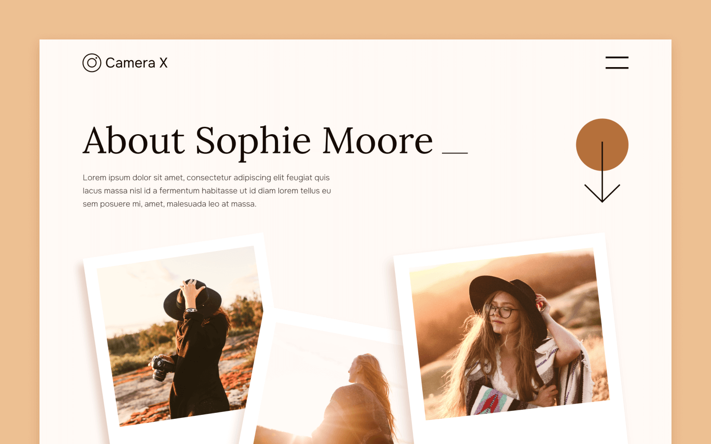 Camera X - Photography HTML5 Responsive Website Template