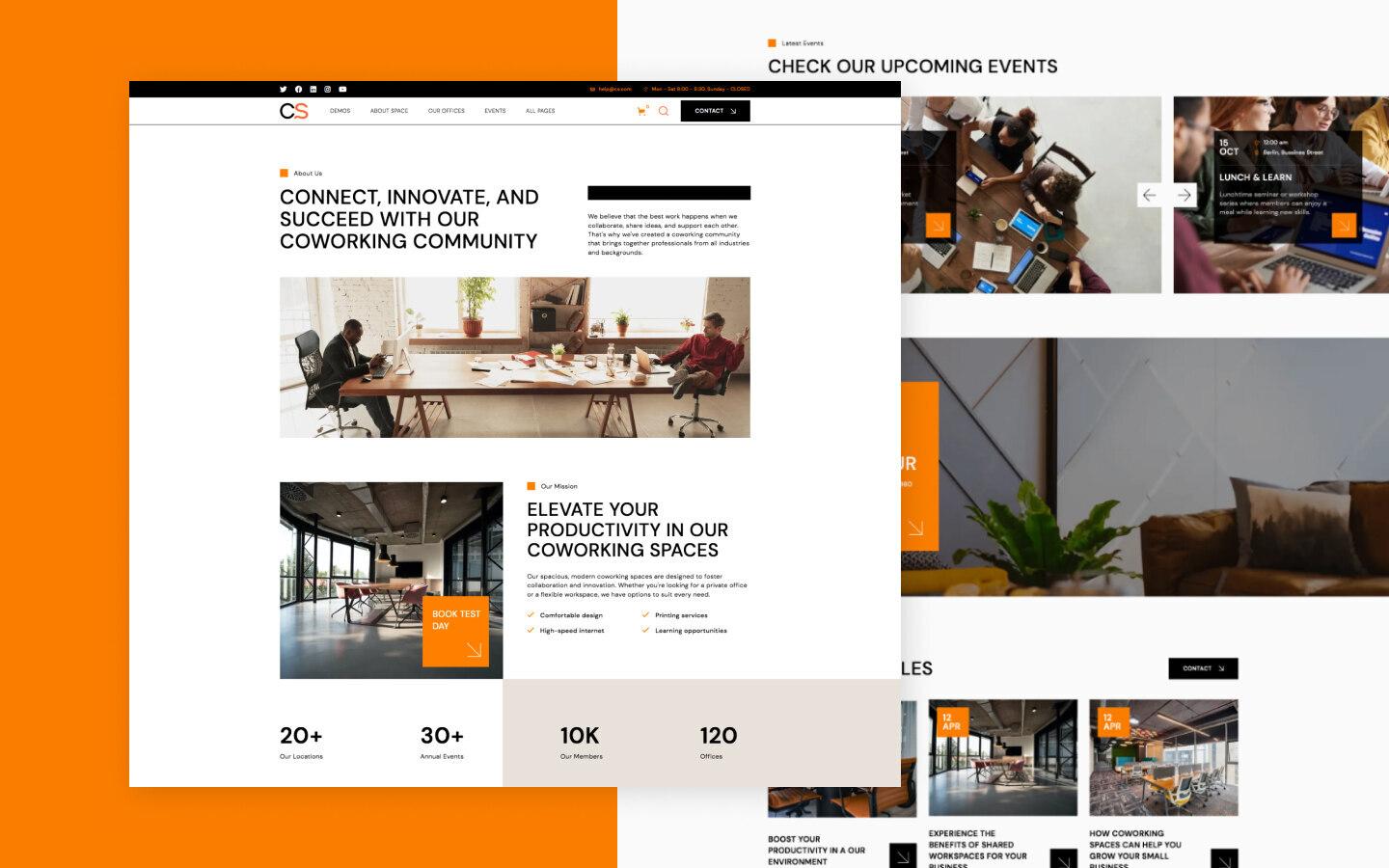 Coworking 128 - School HTML5 Responsive Website Template