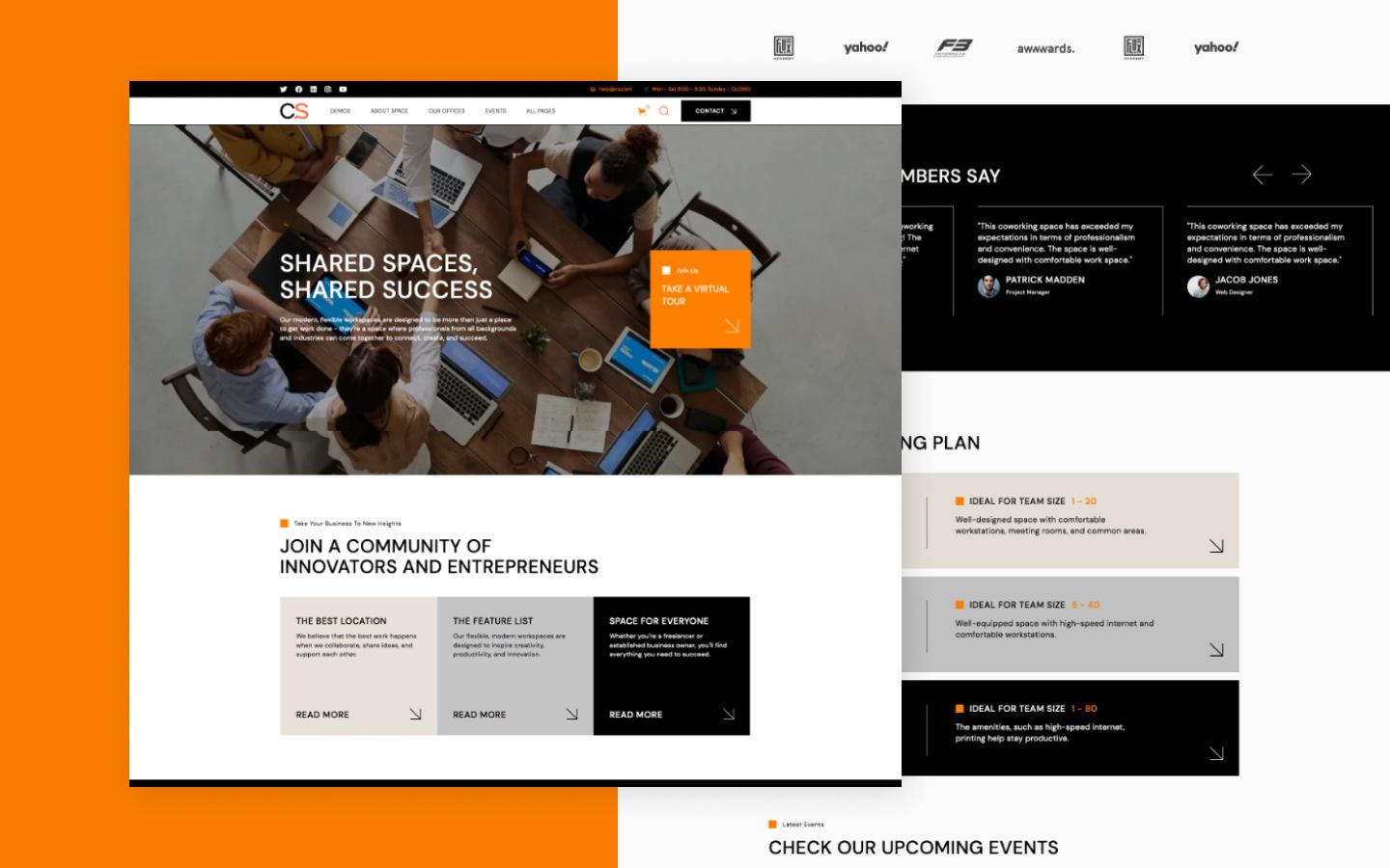 Coworking 128 - School HTML5 Responsive Website Template