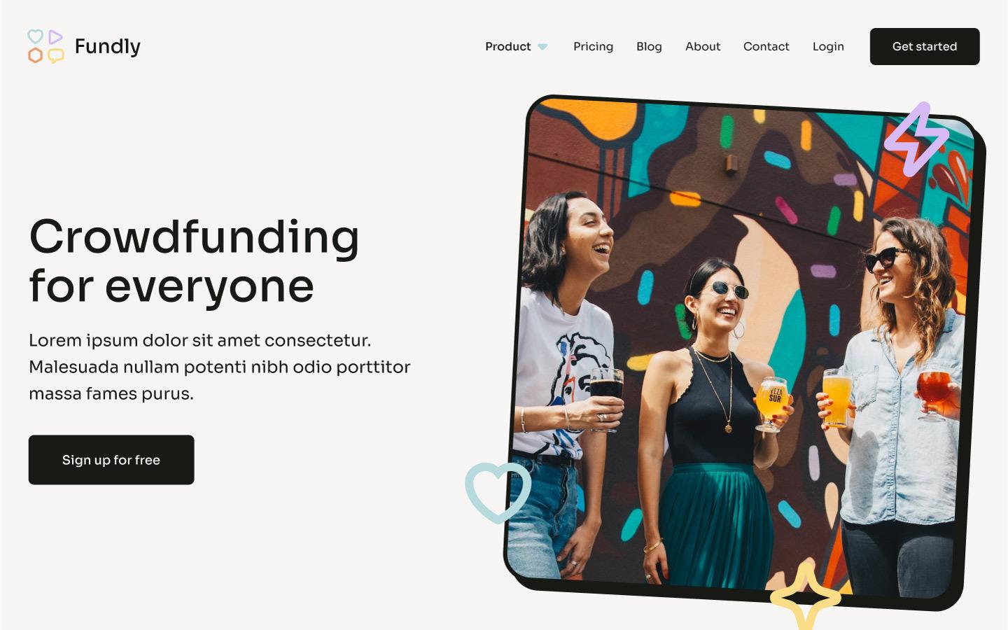 Fundly - SaaS HTML5 Responsive Website Template
