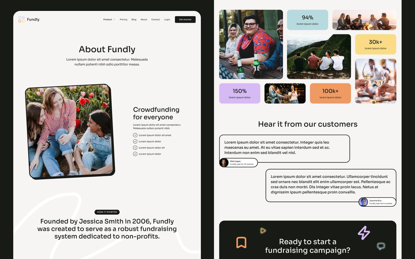 Fundly - SaaS HTML5 Responsive Website Template
