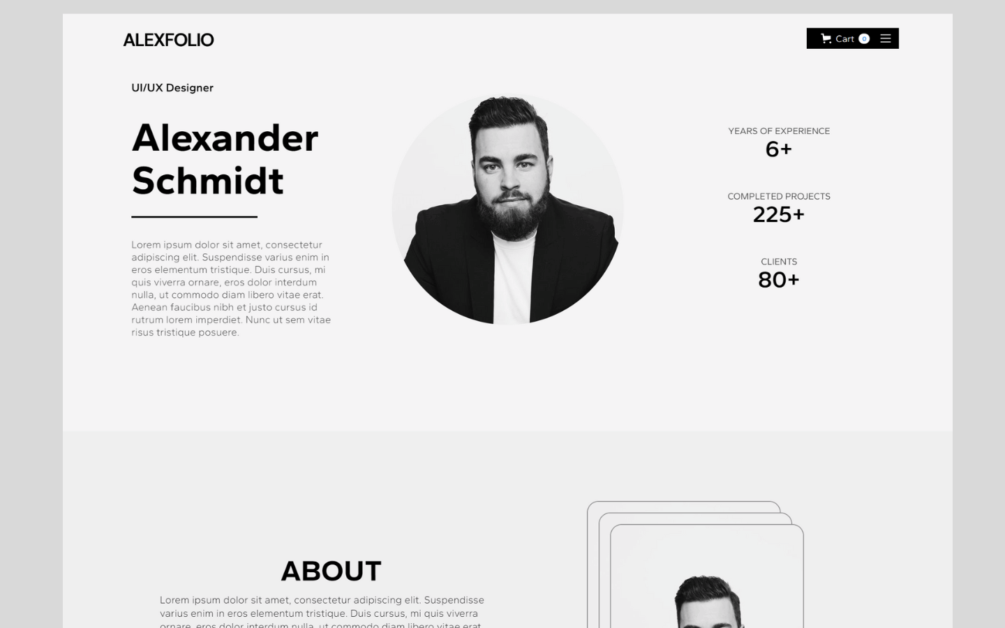 Alexfolio - Portfolio HTML5 Responsive Website Template