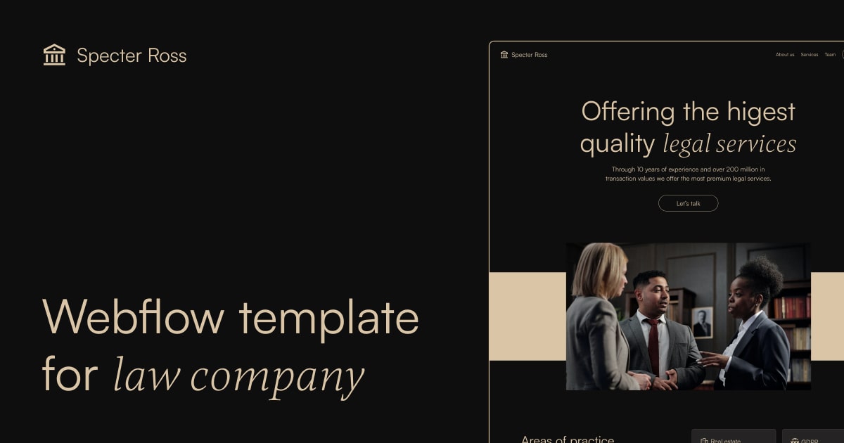 Specter Ross - Law Firm HTML5 Responsive Website Template
