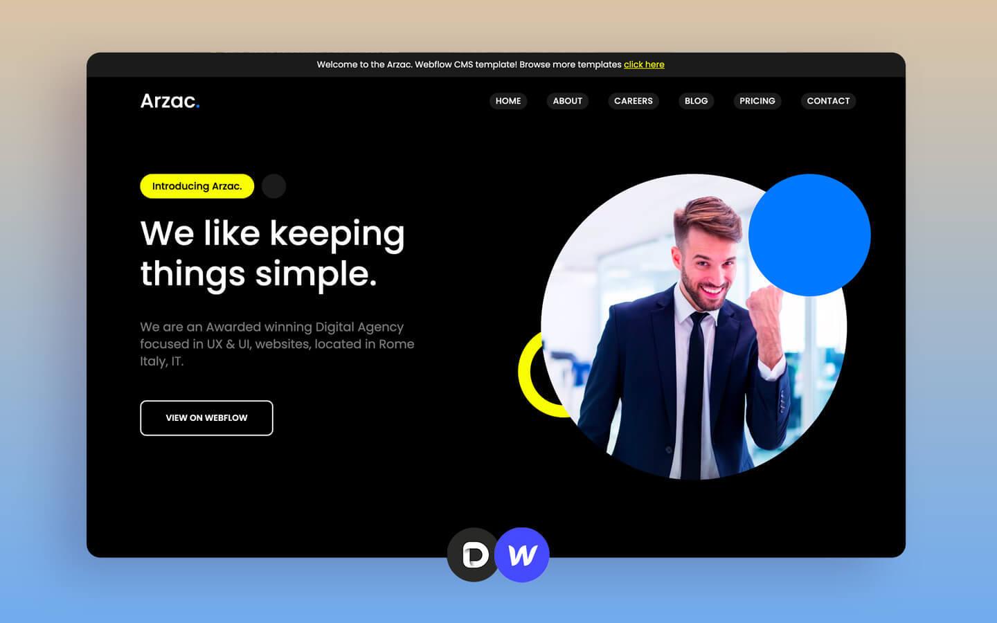 Arzac. - Portfolio HTML5 Responsive Website Template