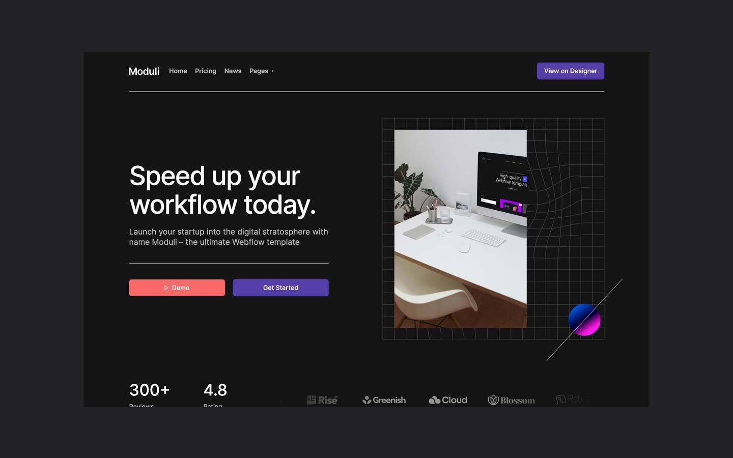 Moduli - Startup HTML5 Responsive Website Template