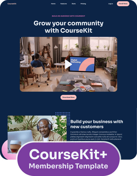 CourseKit+ - School HTML5 Responsive Website Template