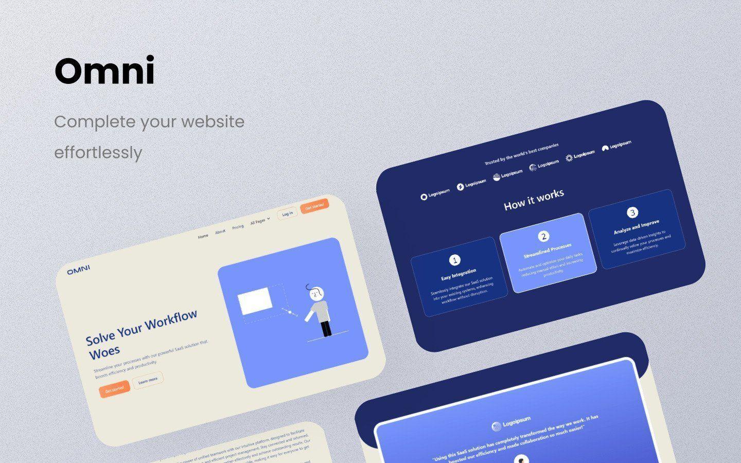 Omni - SaaS HTML5 Responsive Website Template